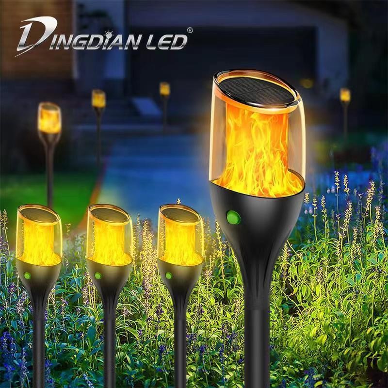 2023 Lampu Obor Suria Baharu Lampu Rumput Luaran Lampu Taman Rumah LED ...
