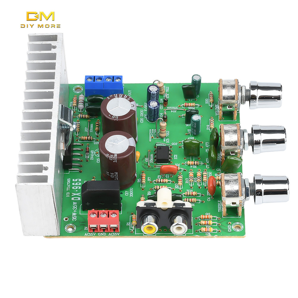 DIYMORE AC 12-15V Dual Channel 2.0 Channel Tda7265 High Fidelity Hifi ...