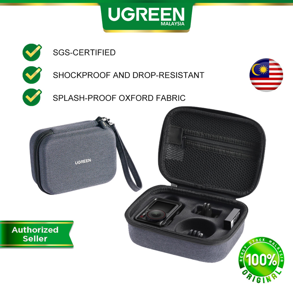 UGREEN Action Camera Carrying Case Anti Fall Shock Absorbing Lining ...