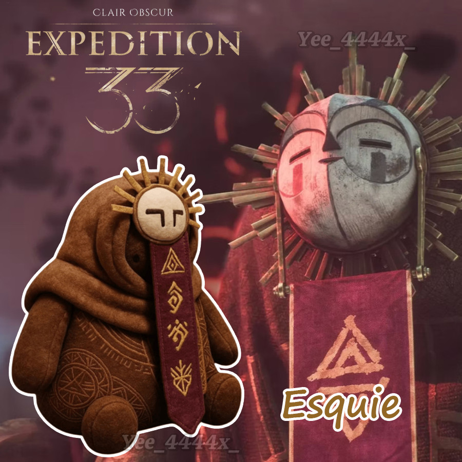 Expedition 33 Esquie Plush Toy Clair Obscure Expedition 33 Plushie Stuffed Animal Birthday Gifts ...