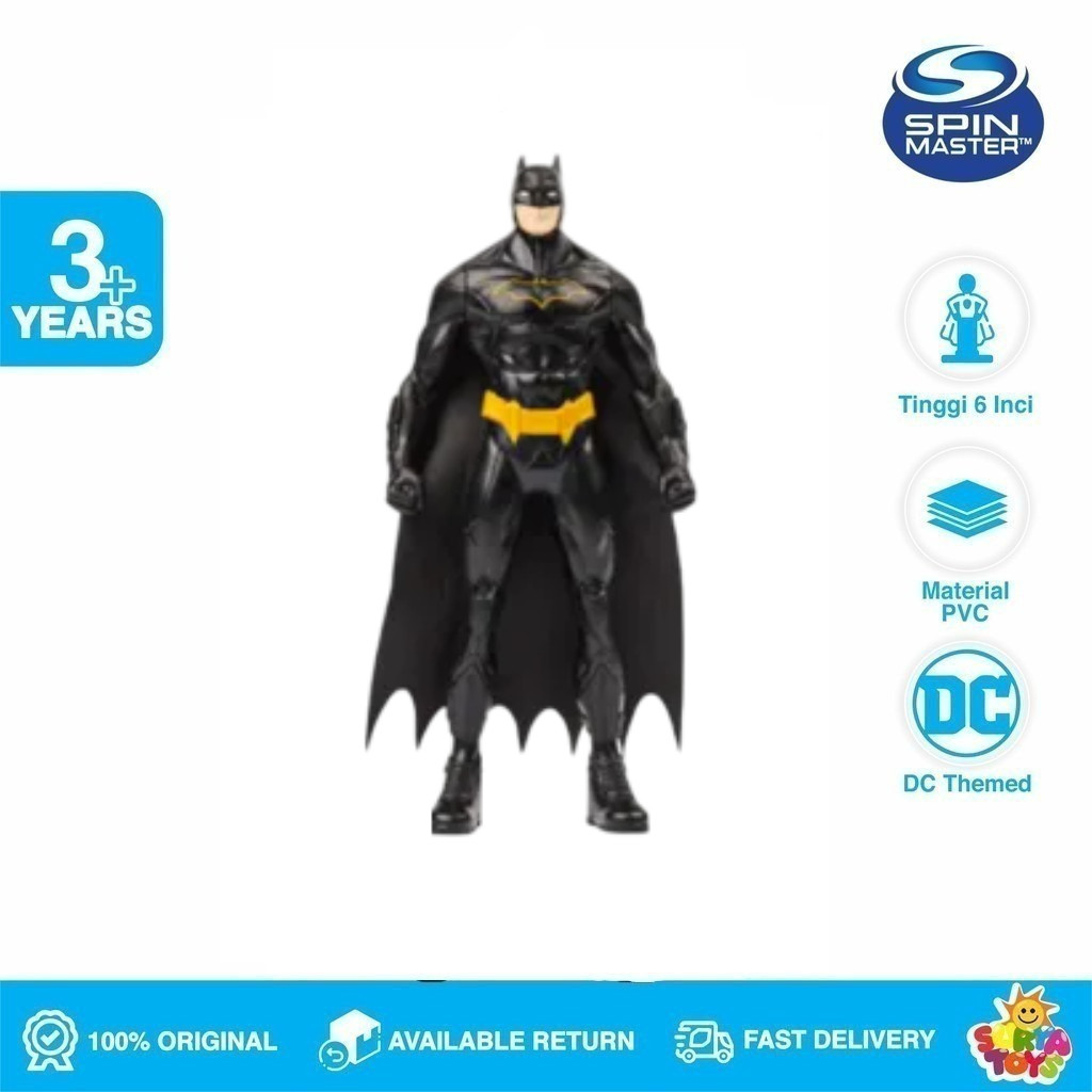 Action Figure Spin Master DC Batman Black | Shopee Malaysia