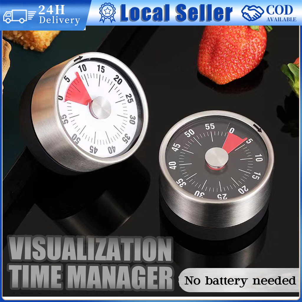 Stainless Steel Kitchen Magnetic Visual Timers Student Time Management ...