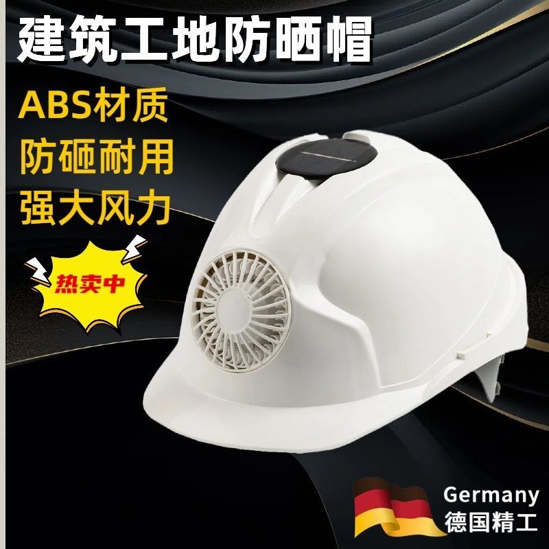 Rechargeable solar safety helmet hat Construction site s Rechargeable ...