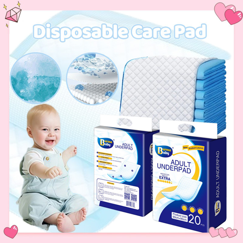 Disposable Underpad Incontinence Pads Elderly Diapers Baby Adult Elder ...