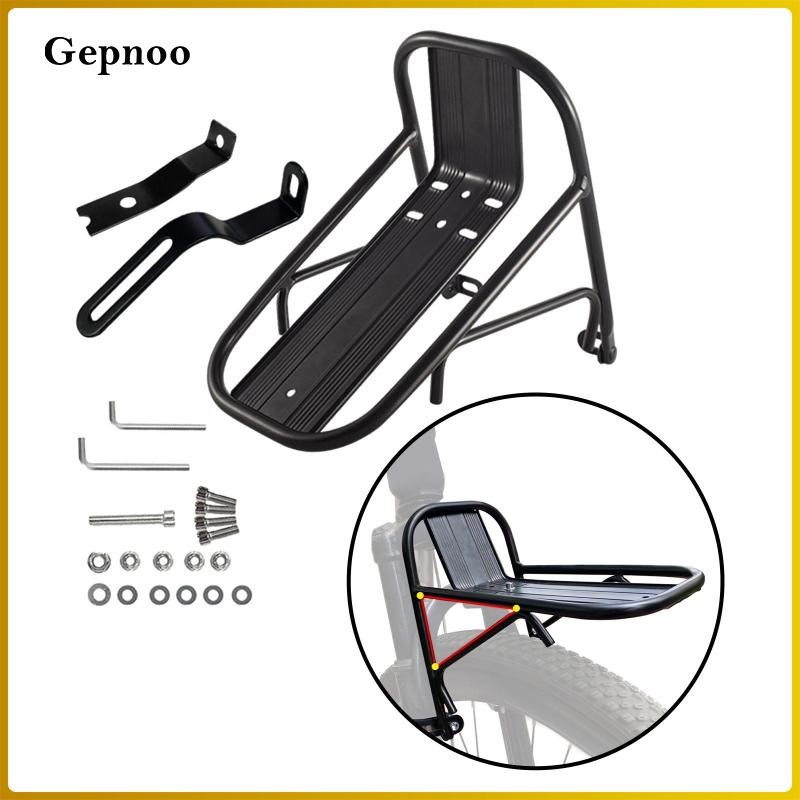 Gepnoo Bicycle Front Fork Rack Cargo Pannier Bike Fork Mount Support ...