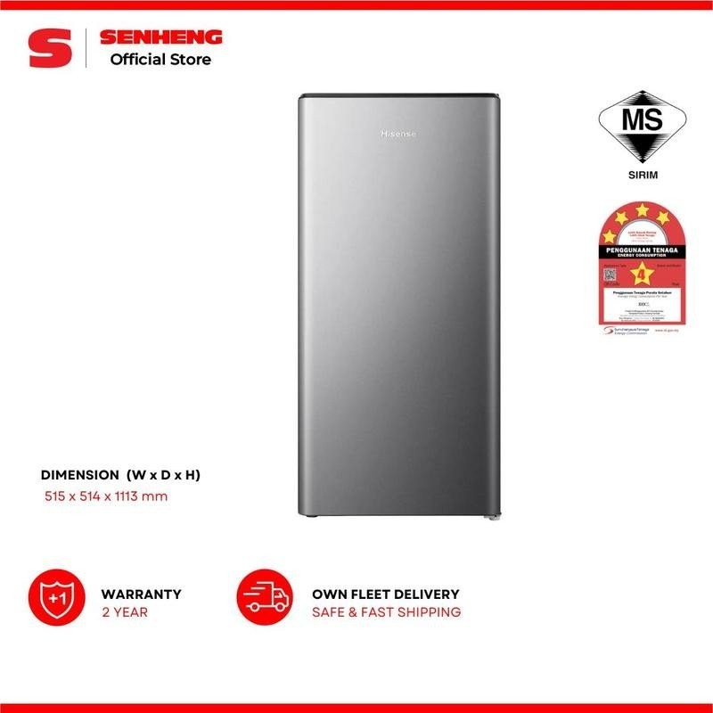 Hisense 170L Single Door Refrigerator HSE-RR197D4AGN1 I1SZ | Shopee ...