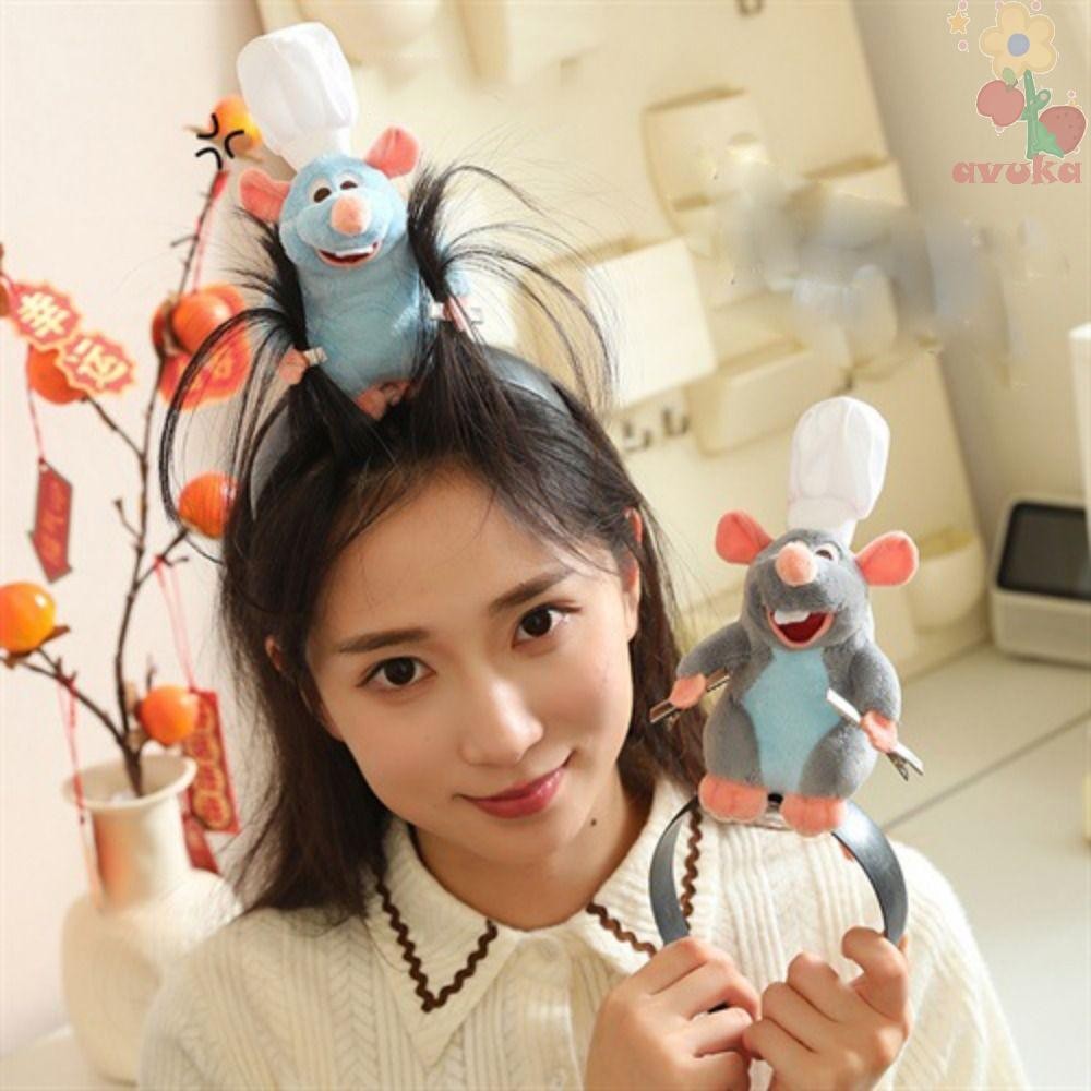 AVUKA Ratatouille Chef Remy Plush Toy, Cooking Mice Mouse Brother Doll ...