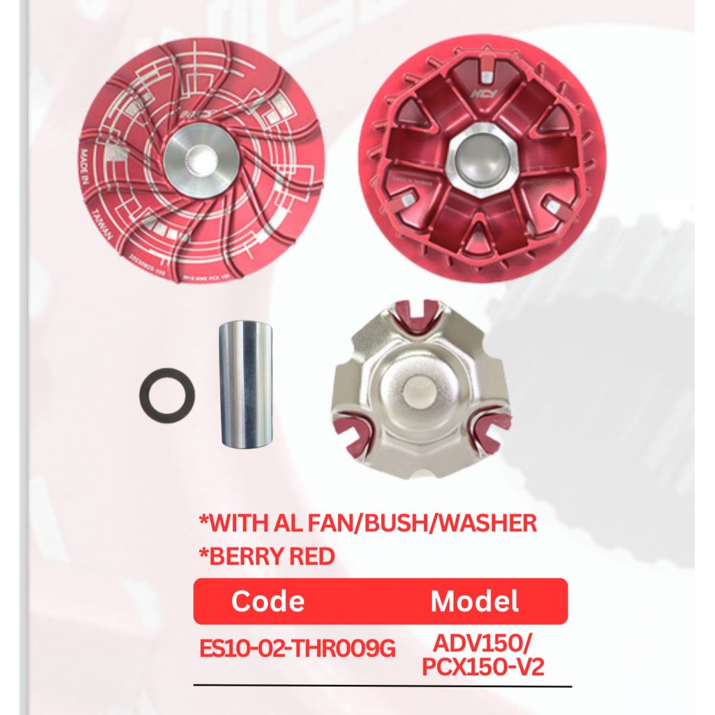 NCY RACING SCOOTER ADV150 / PCX150 V2 CVT PULLEY SET SCOOTER TEFLON ...