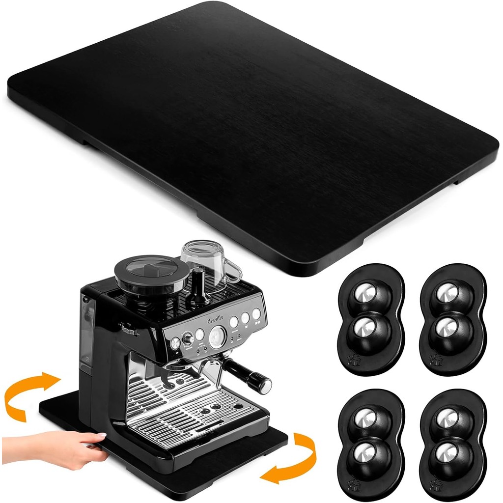 Appliance Sliders for Kitchen Appliances, 360° Rolling Coffee Tray for ...