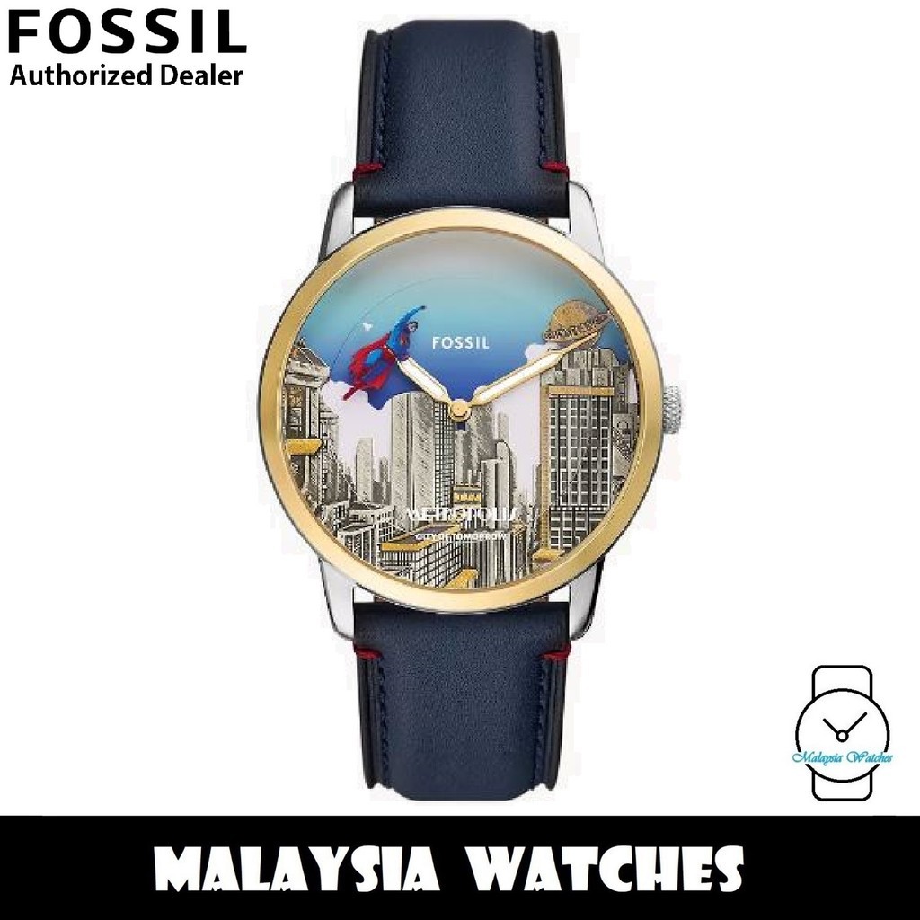 (OFFICIAL WARRANTY) Fossil LE1208SET Superman x Fossil Limited-Edition ...