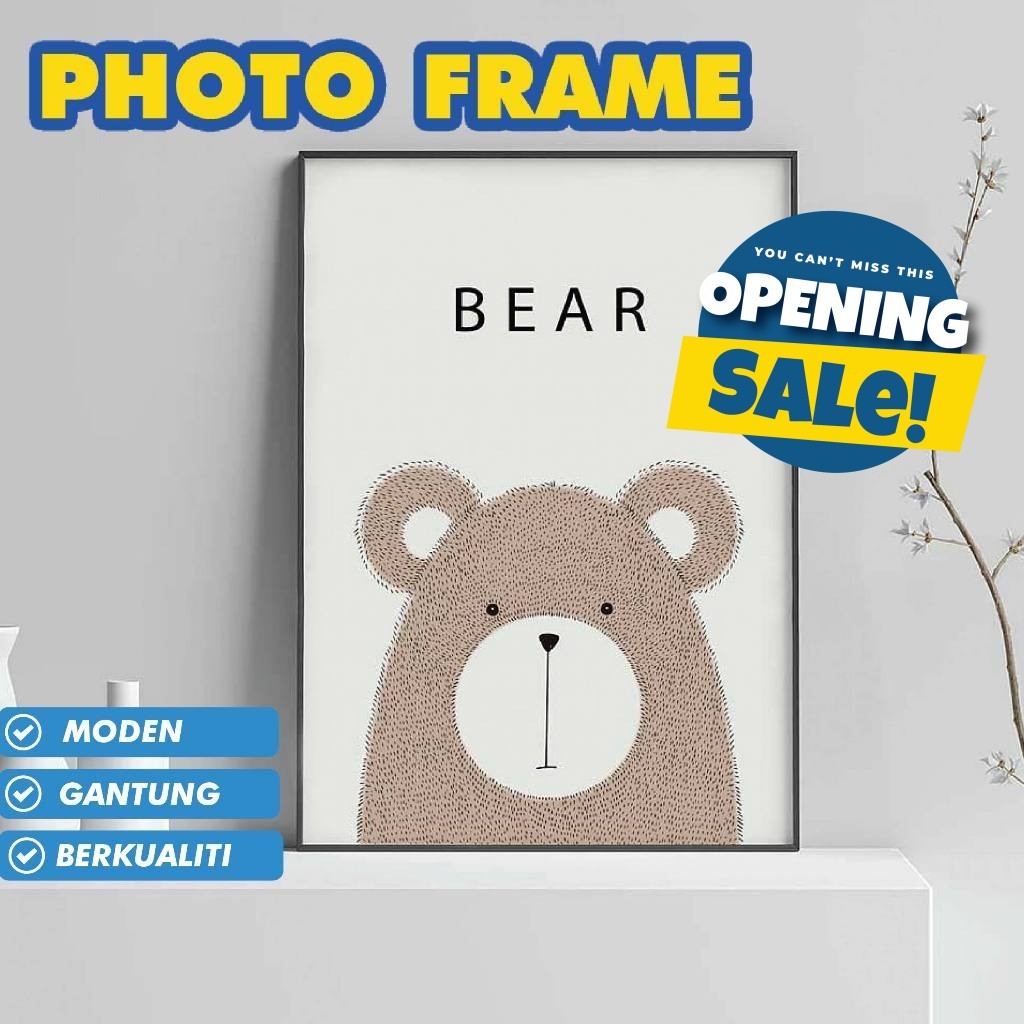 Kaki Deco Photo/ Wall Frame Picture Frame Chipboard Bingkai Foto ...