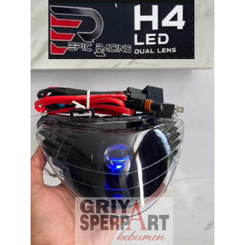 CAHAYA Satria malaysia headlight 2 stroke custom biled mini laser H4 ...