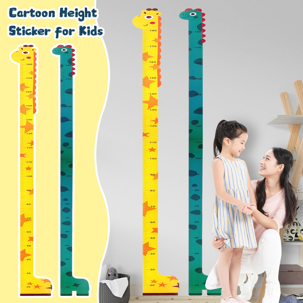 Cartoon Cute 180cm Home Wall Decoration Measurement Stickers ...