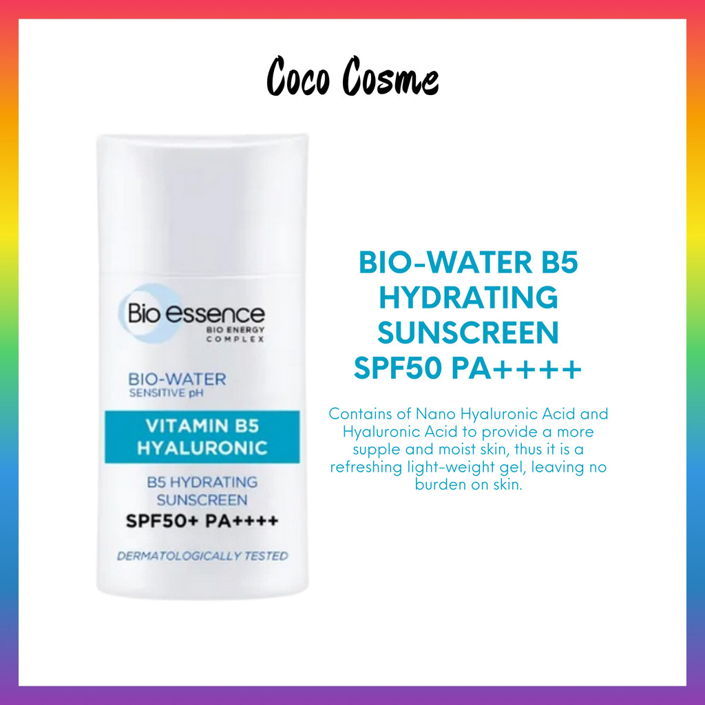 BIO ESSENCE Bio Water B5 Sunscreen SPF50+ PA++ 40ml [COCO COSME ...