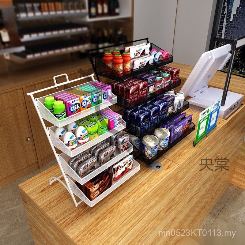 Goods Rack Bar Manufacturer Display Rack Cash Register Counter Snacks ...