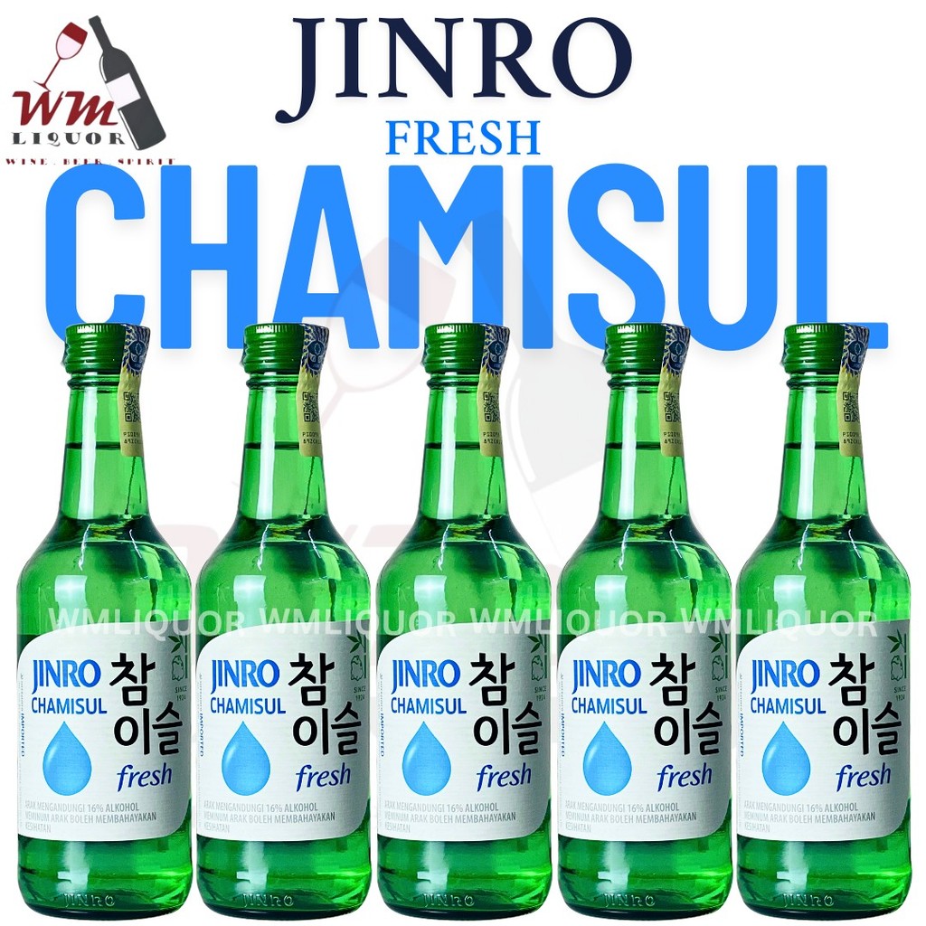 Jinro Soju Chamisul Fresh Soju 360ML 韩国烧酒 真露 原味烧酒 360ml | Shopee Malaysia
