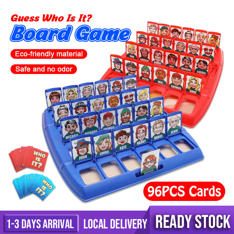 Guess Who Is It ? Classic Board Game Funny Party Family Guessing Table ...