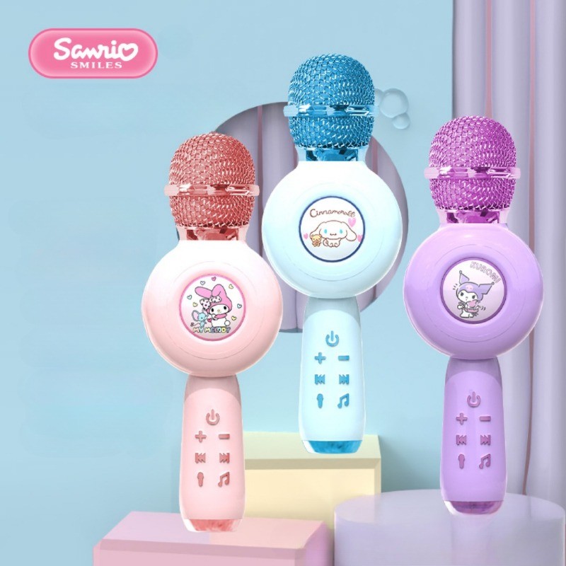 Sanrio Q5 Bluetooth 5.3 Microphone Melody Cinnamoroll Kuromi Kids ...