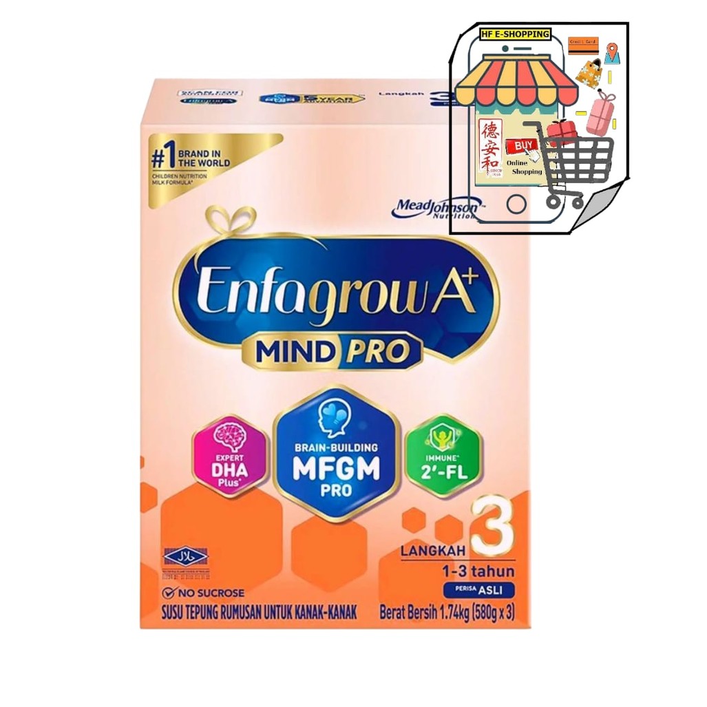 Enfagrow A+ MindPro Step 3 Original/Vanilla -1.74kg (Milk Formula ...