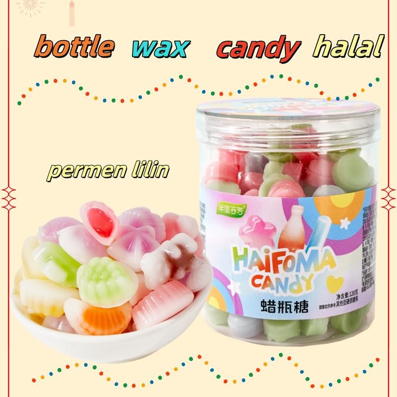bottle wax candy halal-HALFOMA- candy halal-Makanan ringan santai ...