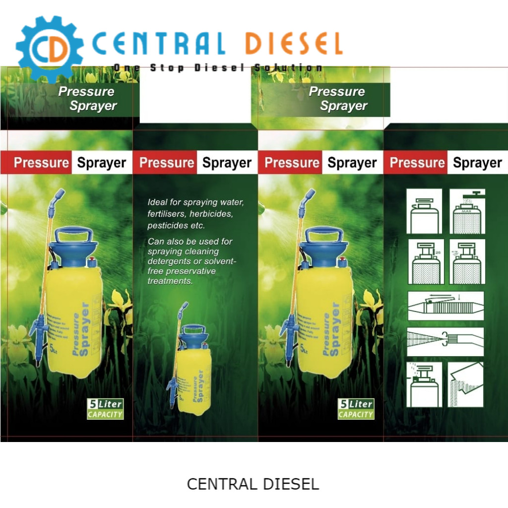 Hand sprayer/ 5 liter manual tank pest pump (pest pump) | Shopee Malaysia