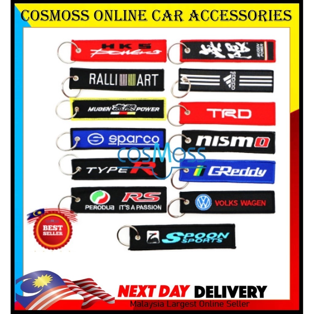 Key Chain KEYCHAIN KAIN PERODUA TOYOTA VOLKSWAGEN HKS SPOON RALLIART ...