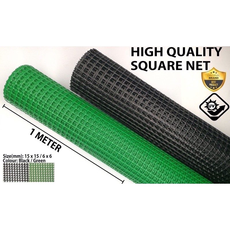 PVC Plastic Net Mesh Net Fencing Garden Fence Pagar Plastik Pagar ...
