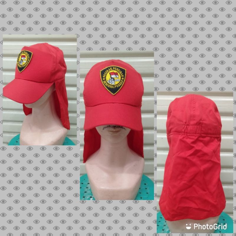 MERAH Japanese paskibra training hat paskibra training hat paskibra ...