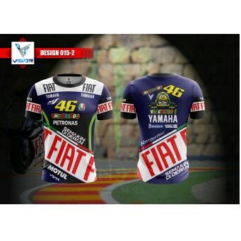 Yamaha Racing Collection Racing Replica Sponsor T-shirt | Shopee Malaysia