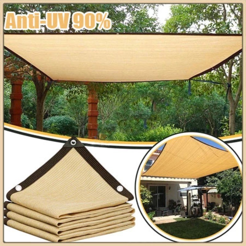 Sun Shade Net Anti-UV 90% Patio Pool Garden Shade Sail Outdoor Car ...