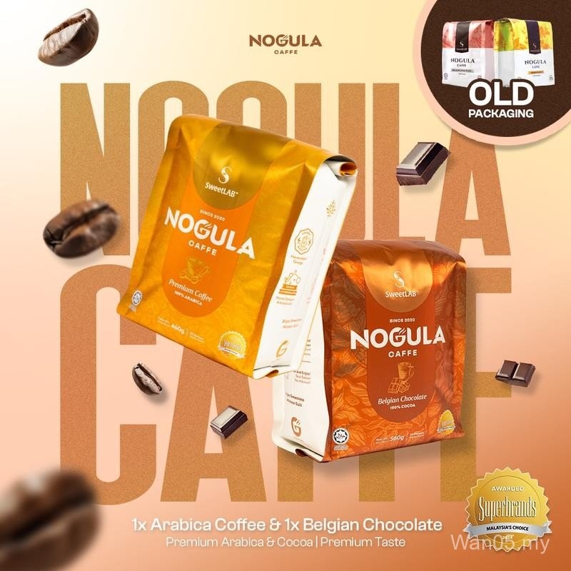 NOGULA CAFFE COMBO (ARABICA COFFEE + BELGIAN CHOCOLATE) | Shopee Malaysia
