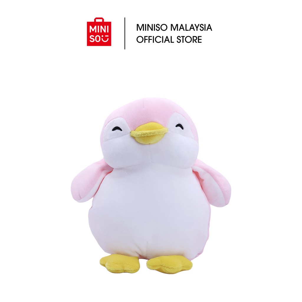 MINISO MINI FAMILY Penguin Patung Lembut | Plush Toy (Merah Jambu/Pink ...