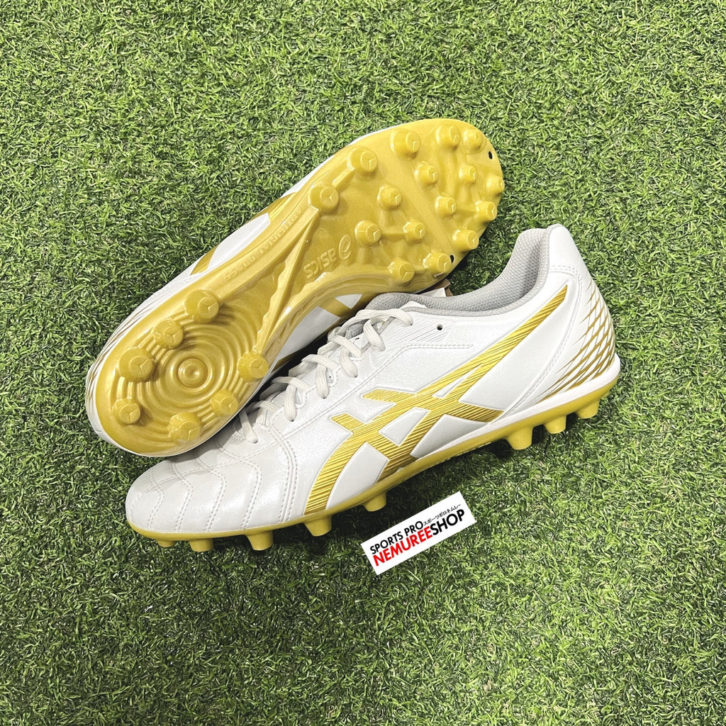 ASICS Soccer Shoes DS LIGHT CLUB AG (WHITE/GOLD) | Shopee Malaysia