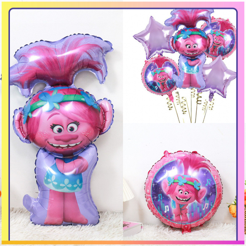 [Troll Balloon] Children's Birthday Balloon Party Decoration Girl ...