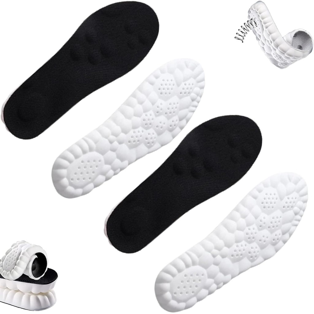 2Pairs Cloud 4D Insoles - 4D Cloud Technology Insole - Metatarsal ...