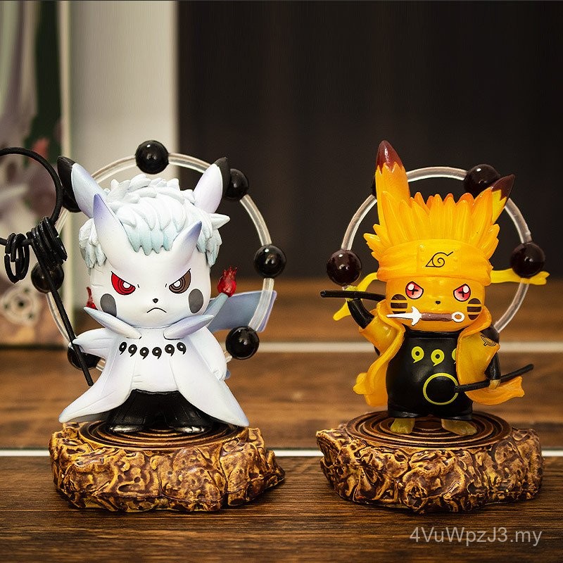 Naruto Figure Naruto Uchiha Pikachu COS Road Sento Naruto Uchiha Naruto ...