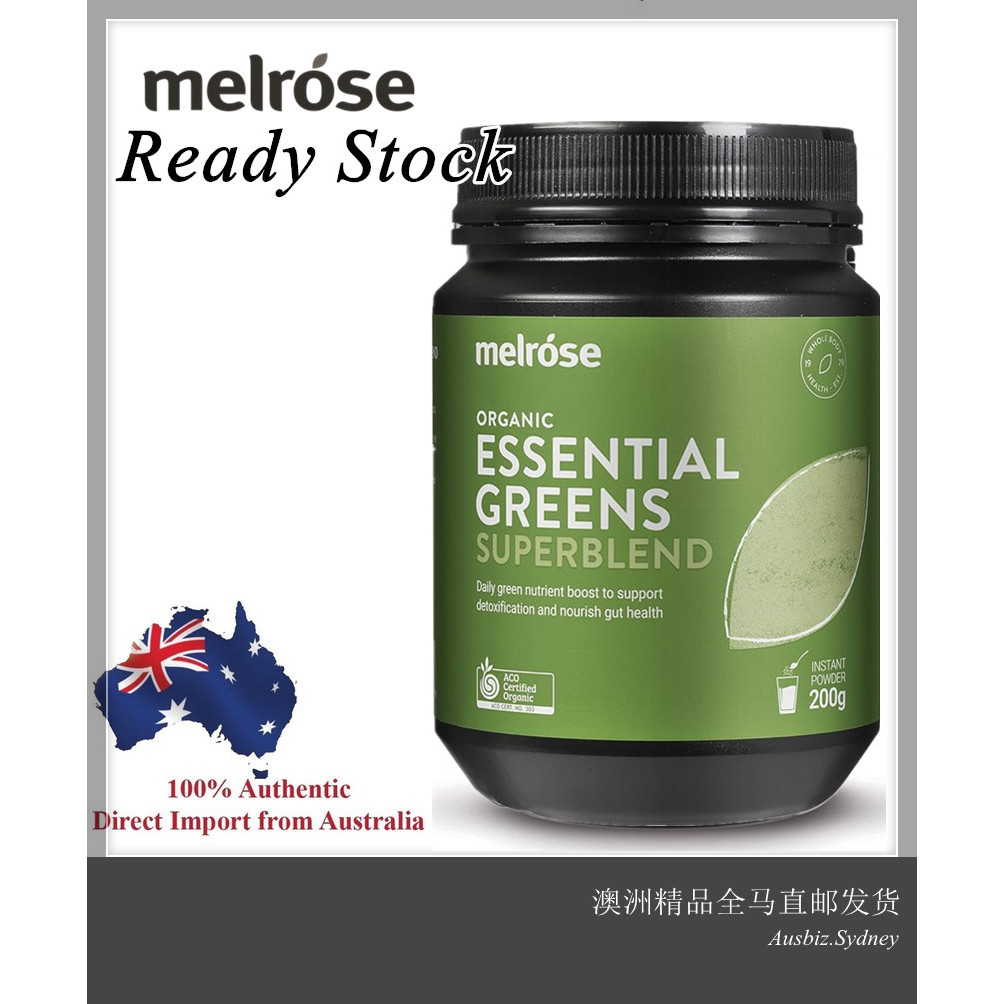 [Ready Stock EXP: 03/2029] Melrose Organic Essential Greens Superblend ...