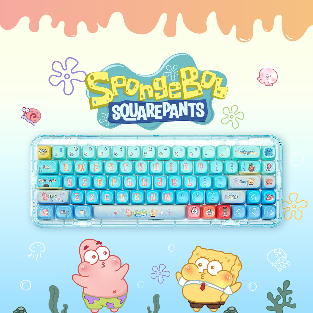 Titan Keyboard Computer Gamer Work Spongebob Squarepant Keyboard Cute ...