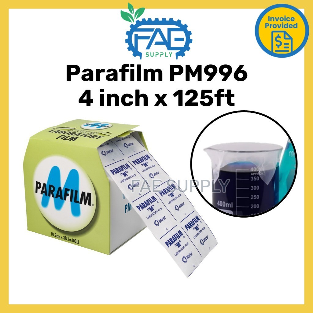 Parafilm PM996 4'' x 125ft (10.2cm x 3810cm)All Purpose Laboratory Film ...
