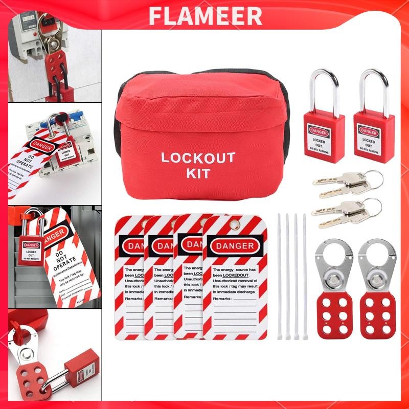 [FlameerMY] Electrical Lockout Tagout Kit - Universal Multi-Pole ...