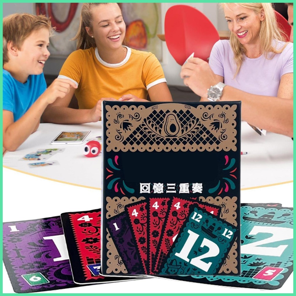 Family Memory Games Tabletop Memory Matching Cards Game Educational ...