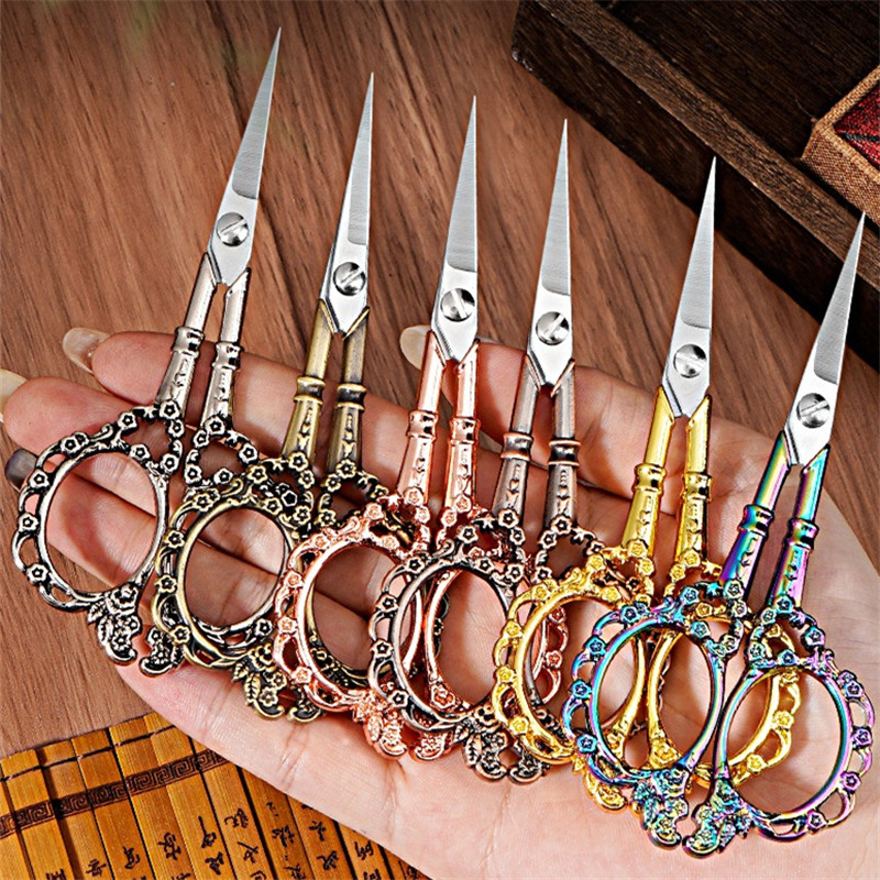 1Pcs European Style Professional Stainless Steel Sewing Scissors ...