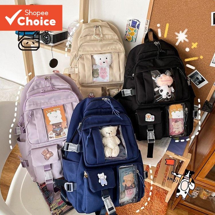 [MENGJIA-3] B0004 ins Style Large Capacity High School Student ...