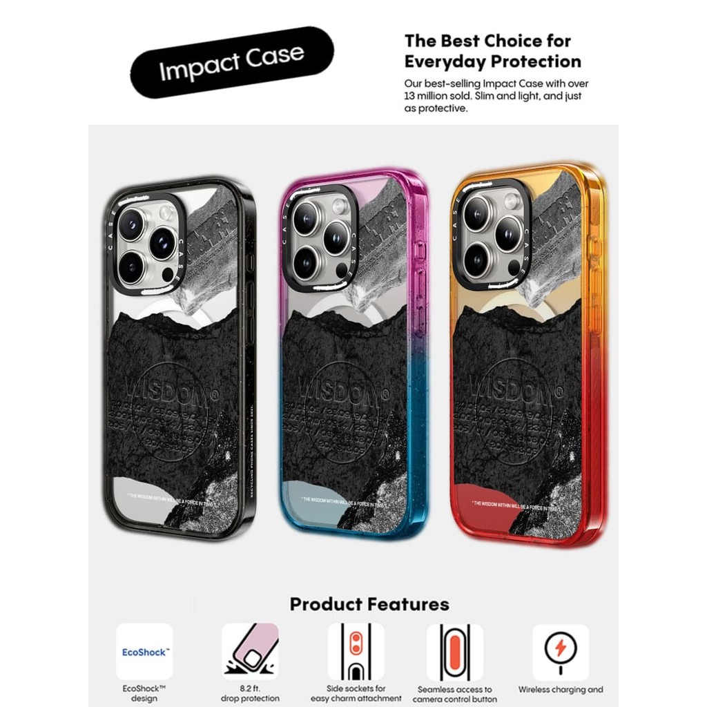 CASECASE X Black fragments Case Black Edge Peach Haze Cotton Candy ...