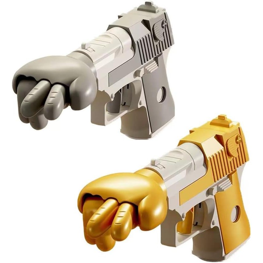 Pistol Mainan Gunting Kertas Batu, Permainan Meneka Jari Mainan Hiburan ...