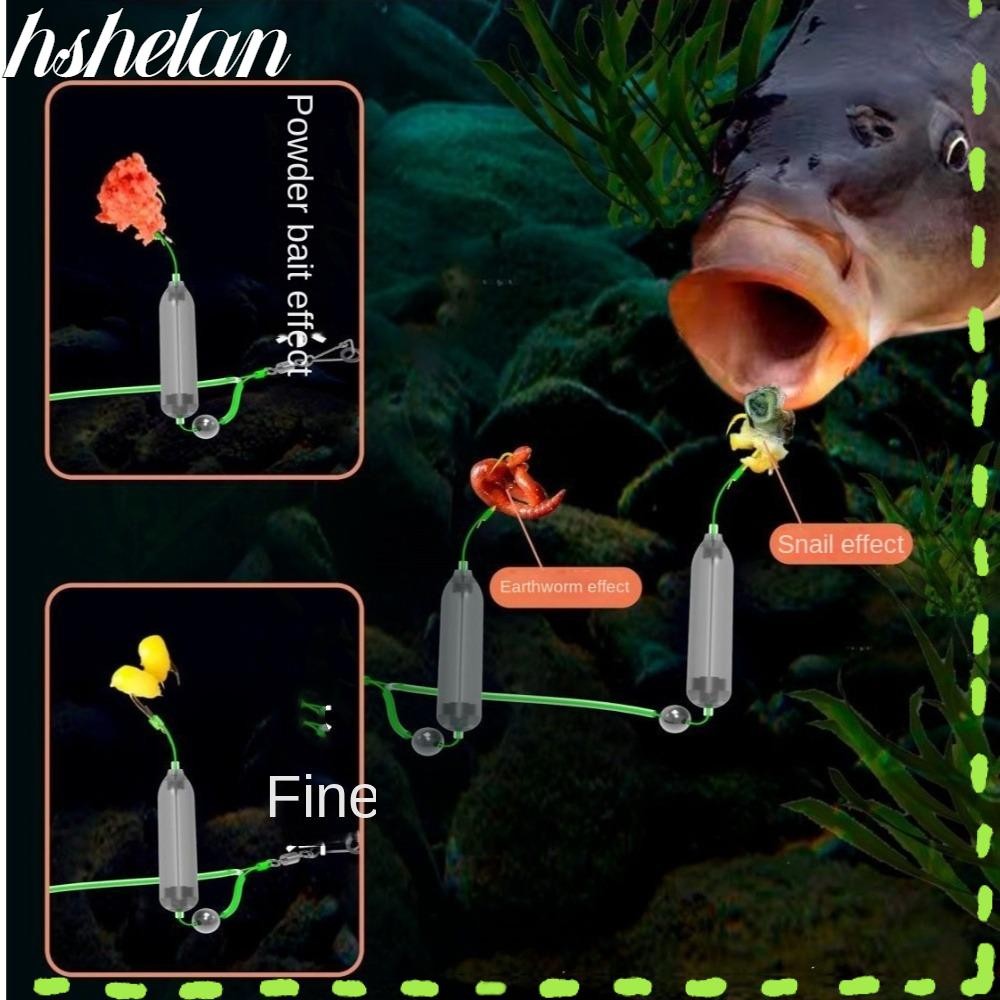 HSHELAA 1pc Fishing Hair Rigs Hook, Iseni hook barb Carp Fishing Hook ...