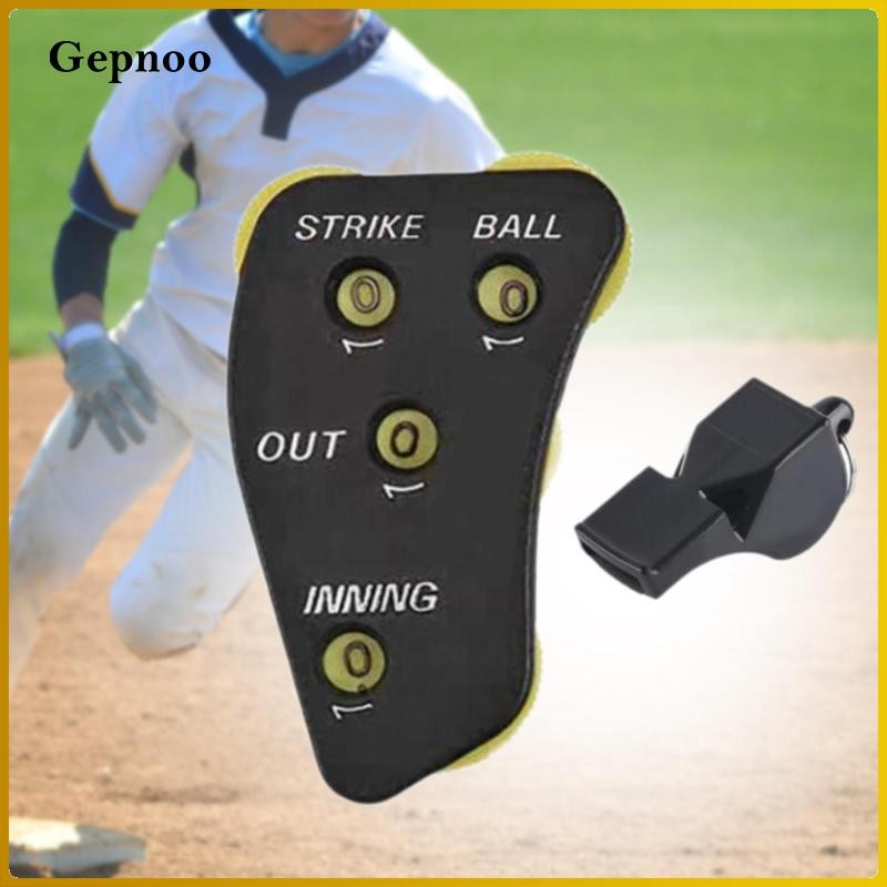 Gepnoo Baseball Umpire Clicker Umpire Indicator Gear Easy to Read ...