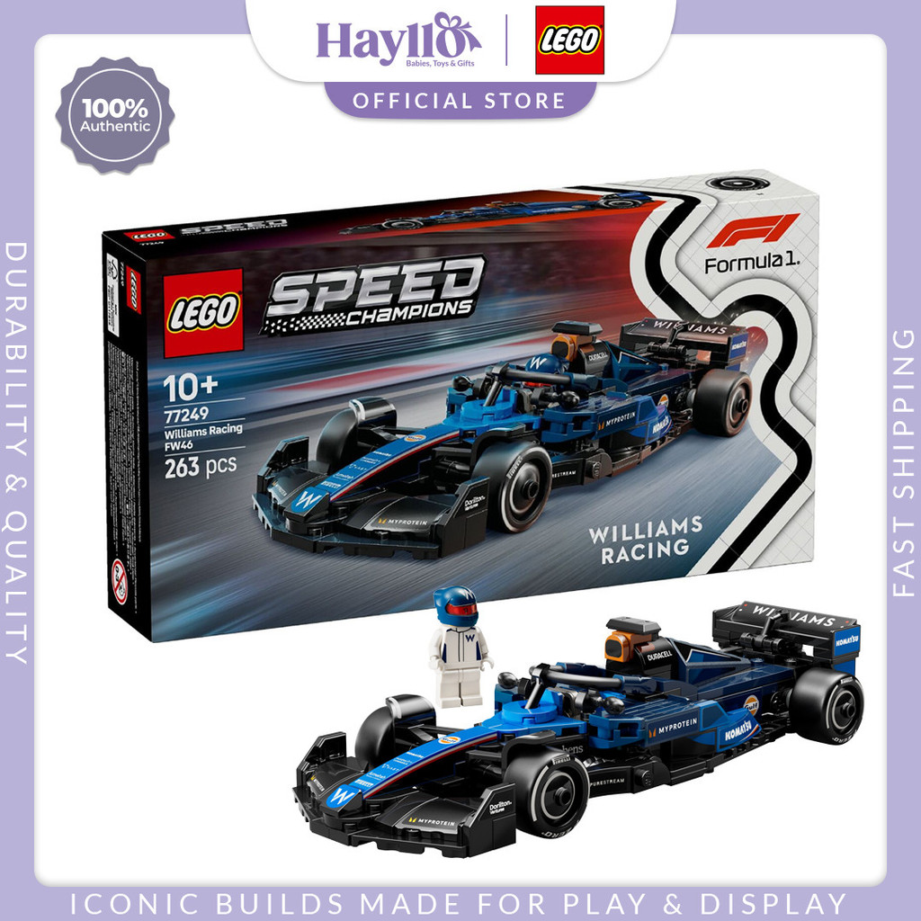 LEGO Speed Champions Williams Racing FW46 F1® Race Car 77249 | Shopee ...