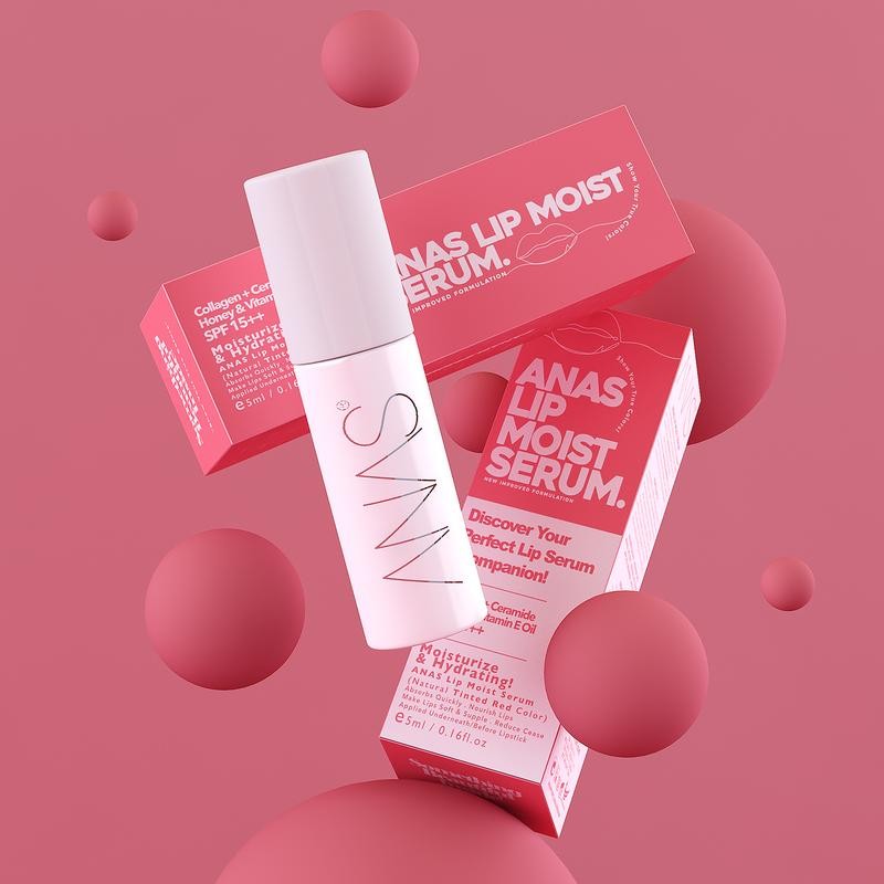 ANAS LIP MOIST SERUM with Vitamin E + Peptide + Ceramide + Honey and ...