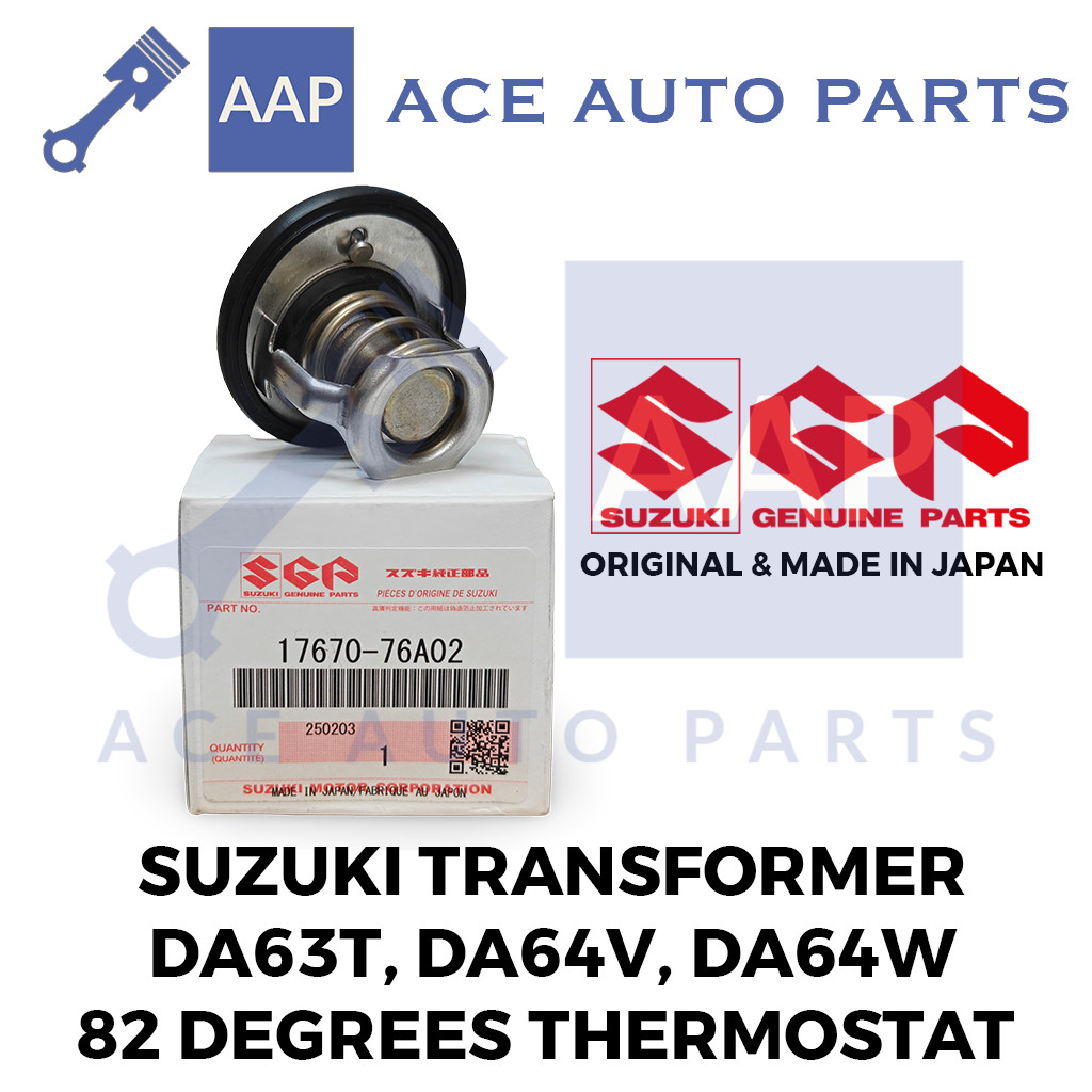 Suzuki Transformer DA63, DA64 Thermostat 82 Degrees Suzuki Parts Japan ...